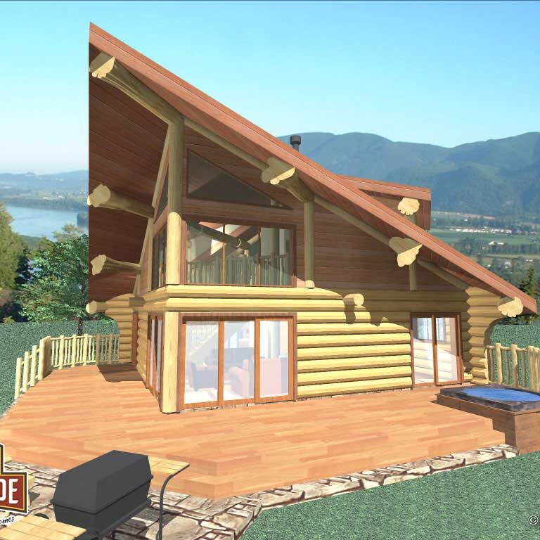 1228 Contemporary - Cascade Handcrafted Log Homes