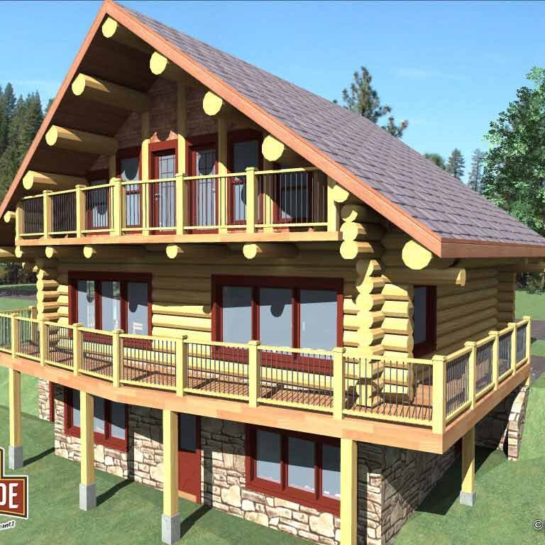 1228 Contemporary - Cascade Handcrafted Log Homes