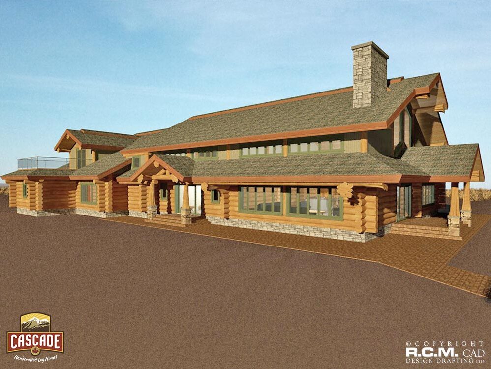 5000 Sq. Ft. Floor Plans for Your Dream Log Home or Lodge