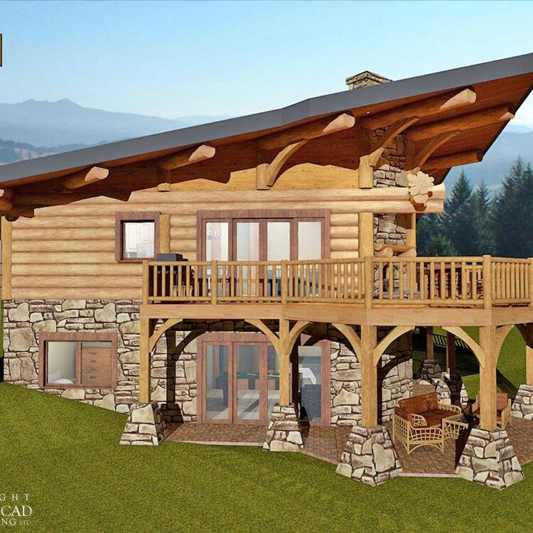 1228 Contemporary - Cascade Handcrafted Log Homes