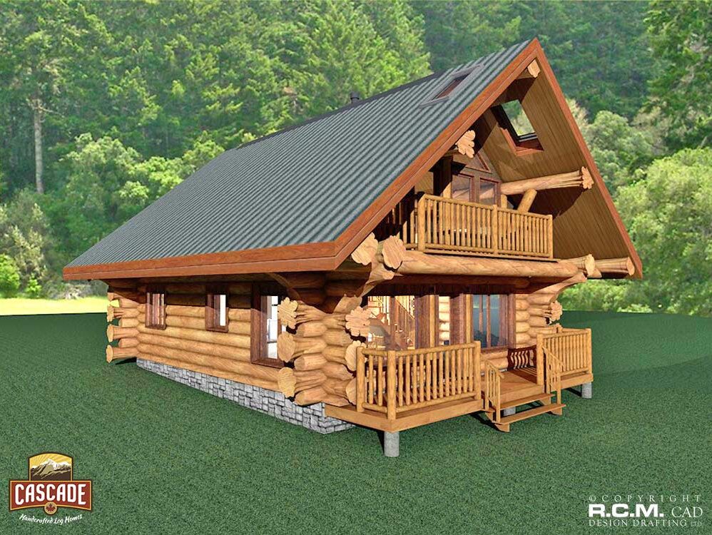 500 to 1000 Sq. Ft. Cabin Plans - Cascade Handcrafted