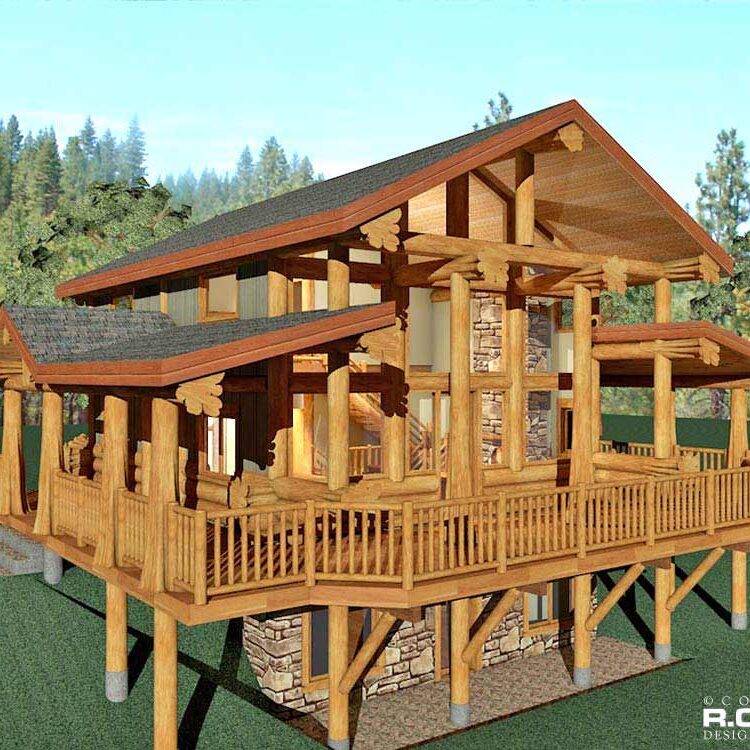 1228 Contemporary - Cascade Handcrafted Log Homes